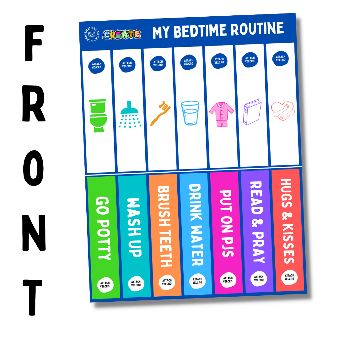 Bedtime Routine Coloring Pages